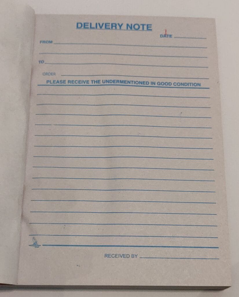 A5 Delivery Duplicate Book - Stationery Kenya